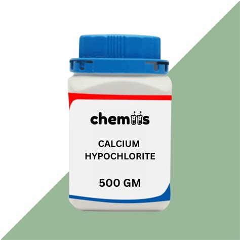 Calcium Hypochlorite Water Treatment Disinfection Pool Sanitization And More