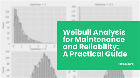 Weibull Analysis For Maintenance And Reliability A Practical Guide Maintboard