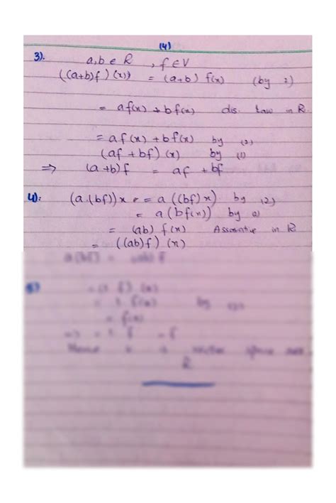 SOLUTION Book Vector And Tensor Analysis Handwritten Notes Chapter Six Vector Space Studypool