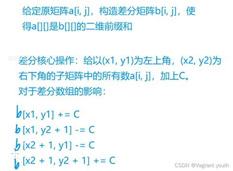 前缀和与差分数组详解及应用 Csdn博客
