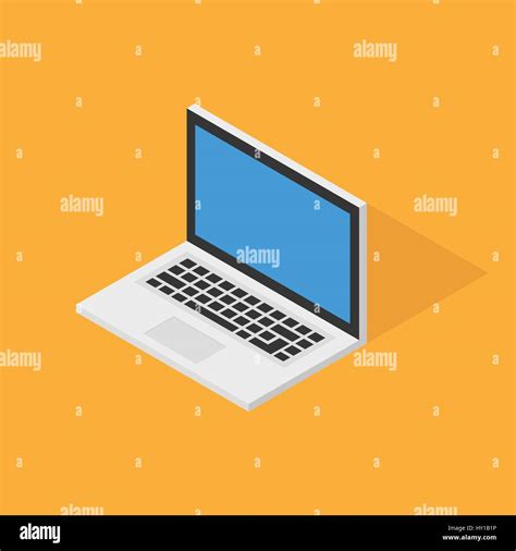 Isometric Laptop Vector Illustration Design Stock Vector Image And Art