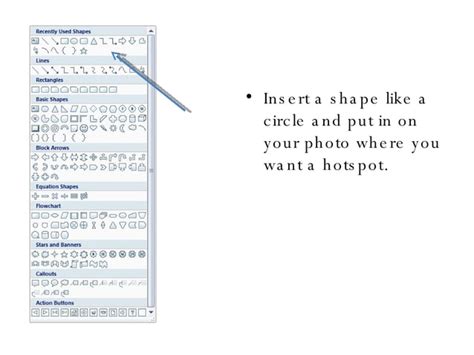 hotspots and screentips in powerpoint ppt