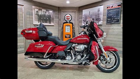 2021 Harley Davidson Ultra Limited Flhtk Billiard Red Vivid Black
