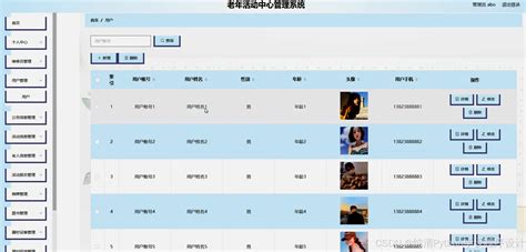 springboot毕设 老年活动中心管理系统 程序 论文 csdn博客