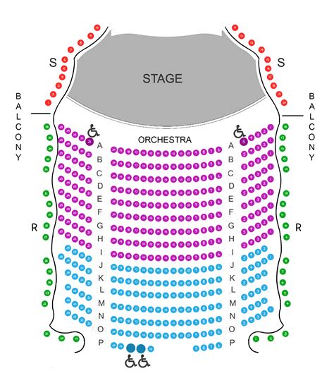 Zipper Concert Hall Seating Chart