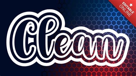 Clean Cursive Style With White Outlines Text Effect Generator