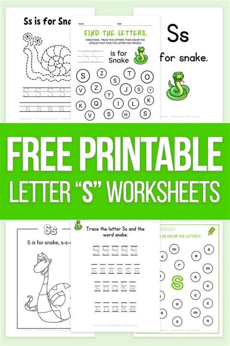 Letter S Worksheets And Printable Alphabet Activities In 2022 Letter