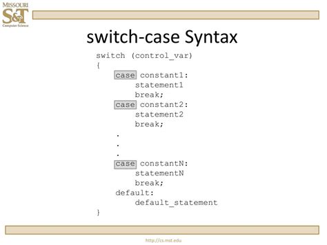 Ppt Switch Case Statement Powerpoint Presentation Free Download Id