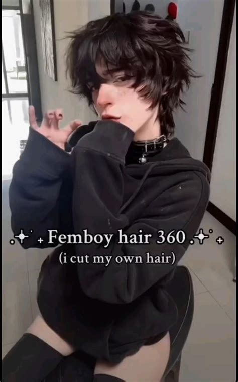 Femboy Hair 360 Fem Boys Messy Hair Tutorial Femboy