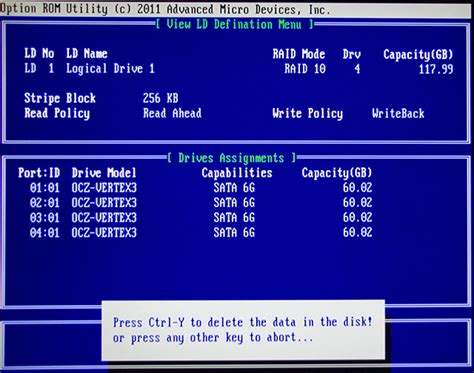 Create RAID Via RAID Option ROM Utility RAID Data Recovery Data Recoup Services DataRecoup