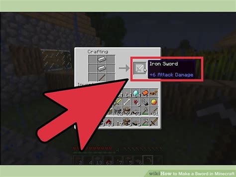 How To Make A Sword In Minecraft With Pictures WikiHow