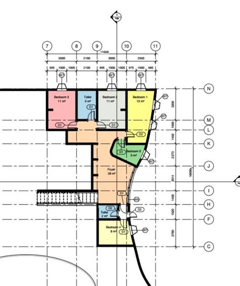Floor Plan For A Multi Level Building
