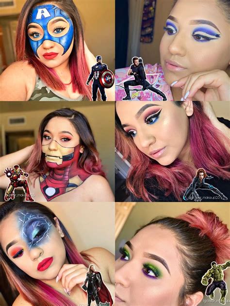 Pin By Melany Reyes On Avengers Makeup Superhero Makeup Makeup Looks