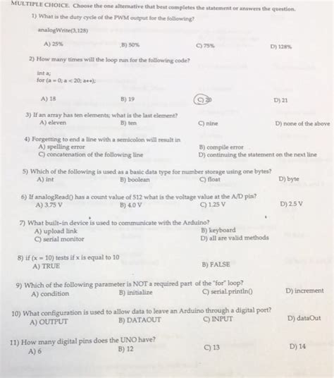 Solved MULTIPLE CHOICE Choose The One Alternative That Best Chegg