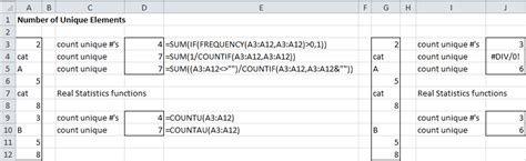 Built In Excel Functions Real Statistics Using Excel