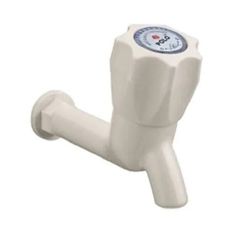12 Inch Polished Finish Pvc Polo Bib Cock White Screw Connection