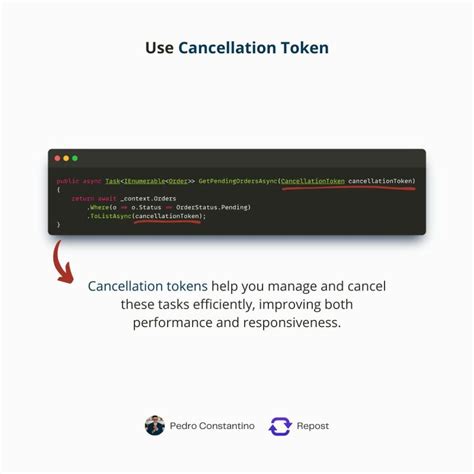 Dotnet Aspnetcore Cancellationtoken Csharp Cleancode