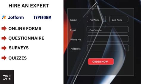 Build Online Forms Surveys And Questionnaires With Jotform Or Typeform By Dejare Fiverr