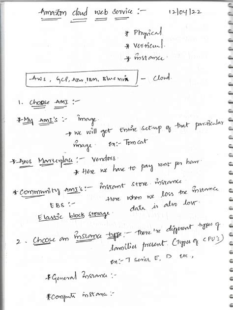 aws handwritten notes pdf