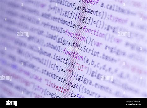 Close Up Of HTML Codes On LED Screen Stock Photo Alamy