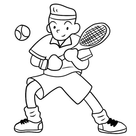 방망이 만화 낙서 카와이 애니메이션 색칠 공부 페이지 귀여운 그림 그리기 캐릭터 꼬마 프리미엄 벡터