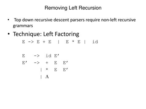 ppt transforming grammars powerpoint presentation free download id 2594416
