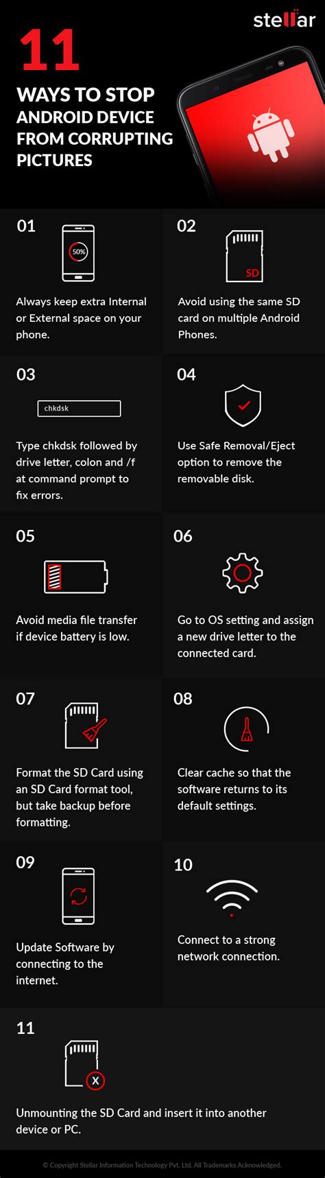 How To Stop Android Device From Corrupting Pictures