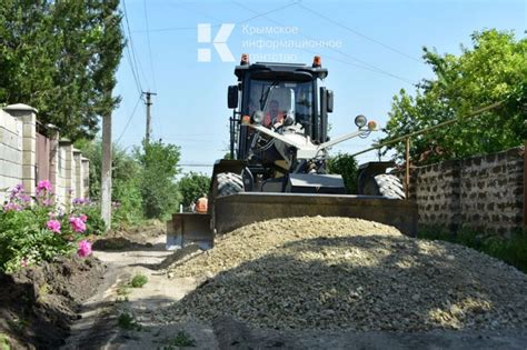В Симферополе продолжается грейдирование дорог Лента новостей Крыма