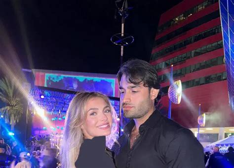 عکس دوست دختر جدید سام اصغری این بار زیبا و خوش قدو بالا