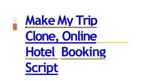 ppt best readymade make mytrip clone script dod it solutions