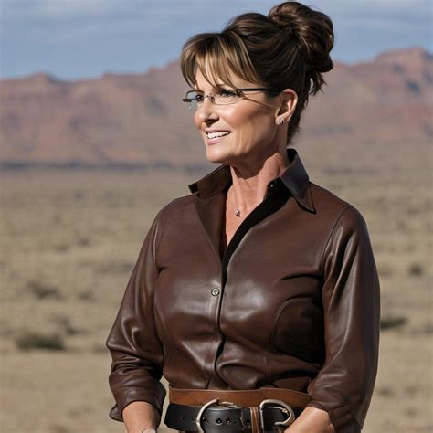 President Sarah Palin In Leather By Susannesoutien On Deviantart