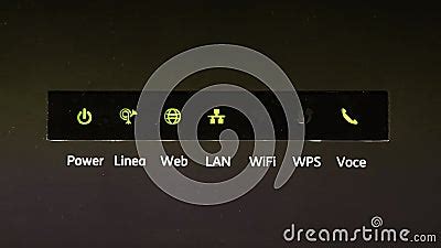 Modem Router Display Blinking And Flashing LED Indicator Stock Footage Video Of Equipment