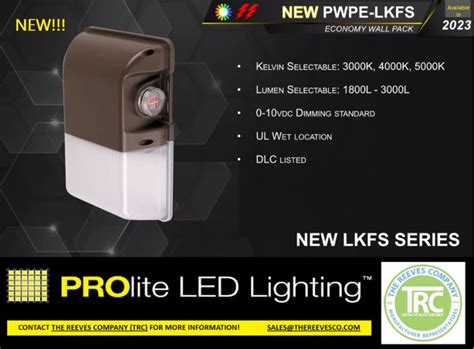 New From Prolite Led Lighting The Reeves Company Lighting