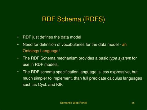 Ppt Semantic Web Portal Powerpoint Presentation Free Download Id