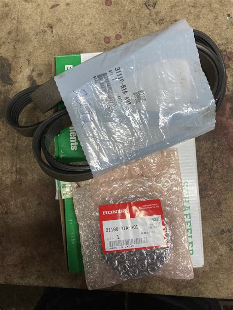 31110R1AA01 Поликлиновой ремень Honda | Запчасти на DRIVE2