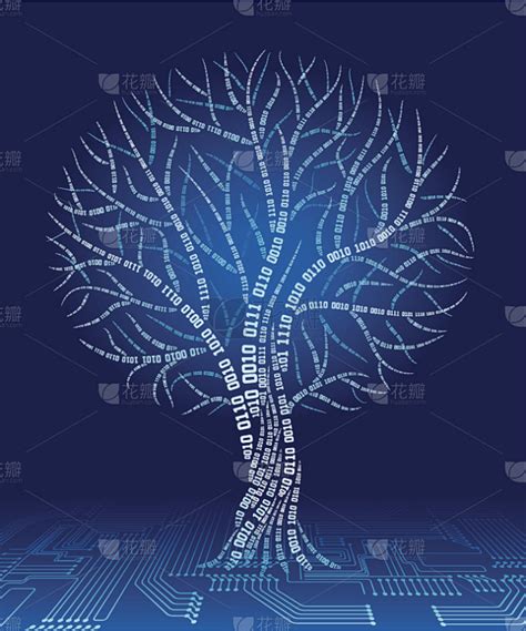 二进制码 计算机语言 计算机制图 留白 未来 绘画插图 计算机软件 单色调 现代 想法素材 花瓣网