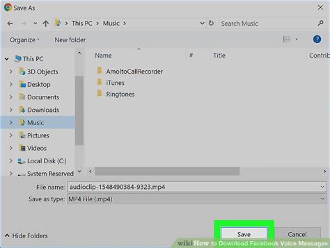 Simple Ways To Download Facebook Voice Messages 6 Steps