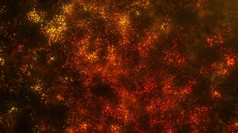 Animation Of Abstract Glowing Glitter Particles Flying Bright Dots And