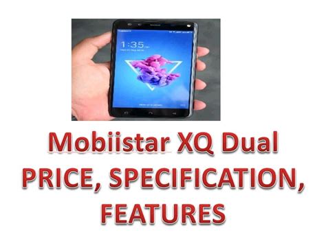 mobiistar xq and cq mobile phones