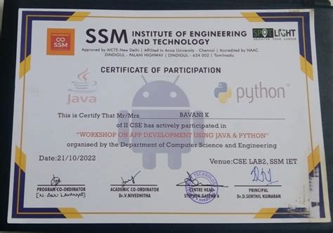 Workshop On Java And Python App Development Bavani Kannan Posted On