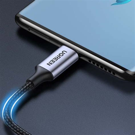 Ugreen преходник за слушалки с USB type C към 2x 3.5 mm mini jack черен ...