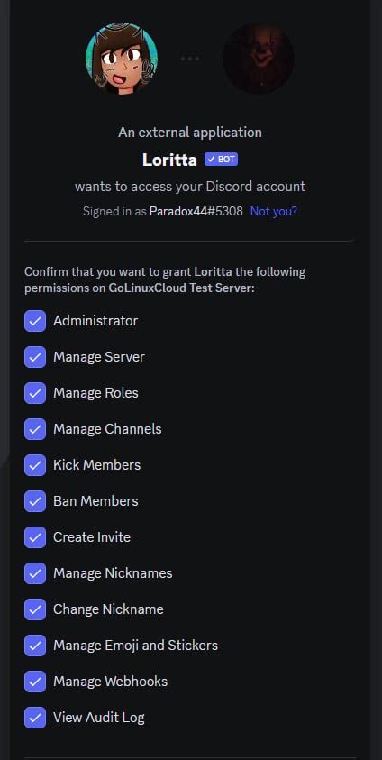 How To Add Loritta Bot On Discord [step By Step] Golinuxcloud