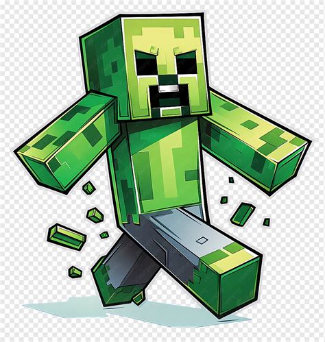 Minecraft Creeper Creeper Character From Minecraft Walking Towards Viewer Cleanpng Kisspng