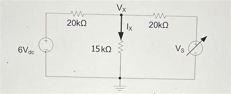 Solved Variable Voltage Source Circuit Derive Formulas For