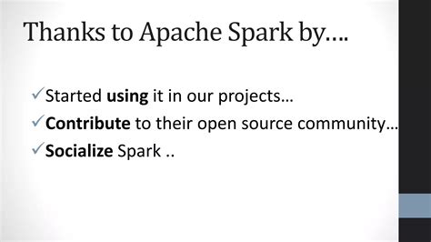 Processing Large Data With Apache Spark Hasgeek Ppt