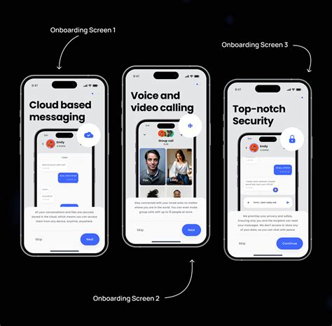 Chatinc Message App Ui Kit Behance
