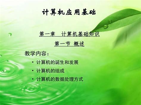 第1章 计算机基础知识 word文档在线阅读与下载 无忧文档