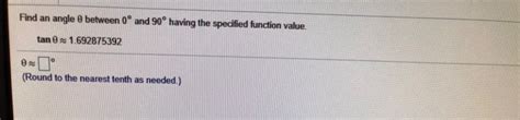 solved find the function value round to four decimal