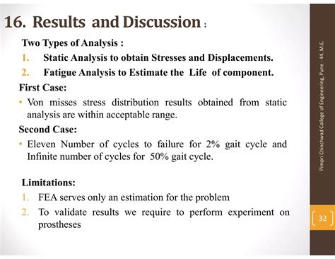 Fatigue Life Estimation Of Human Artificial Hip Joint Based On Modeling And Simulation Ppt