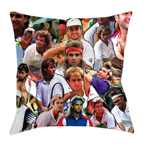Andre Agassi Photo Collage Pillowcase